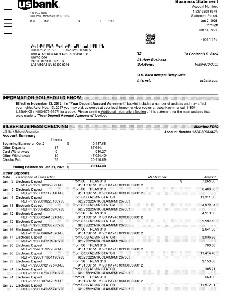 What Is Deluxe Bus Sys On Bank Statement