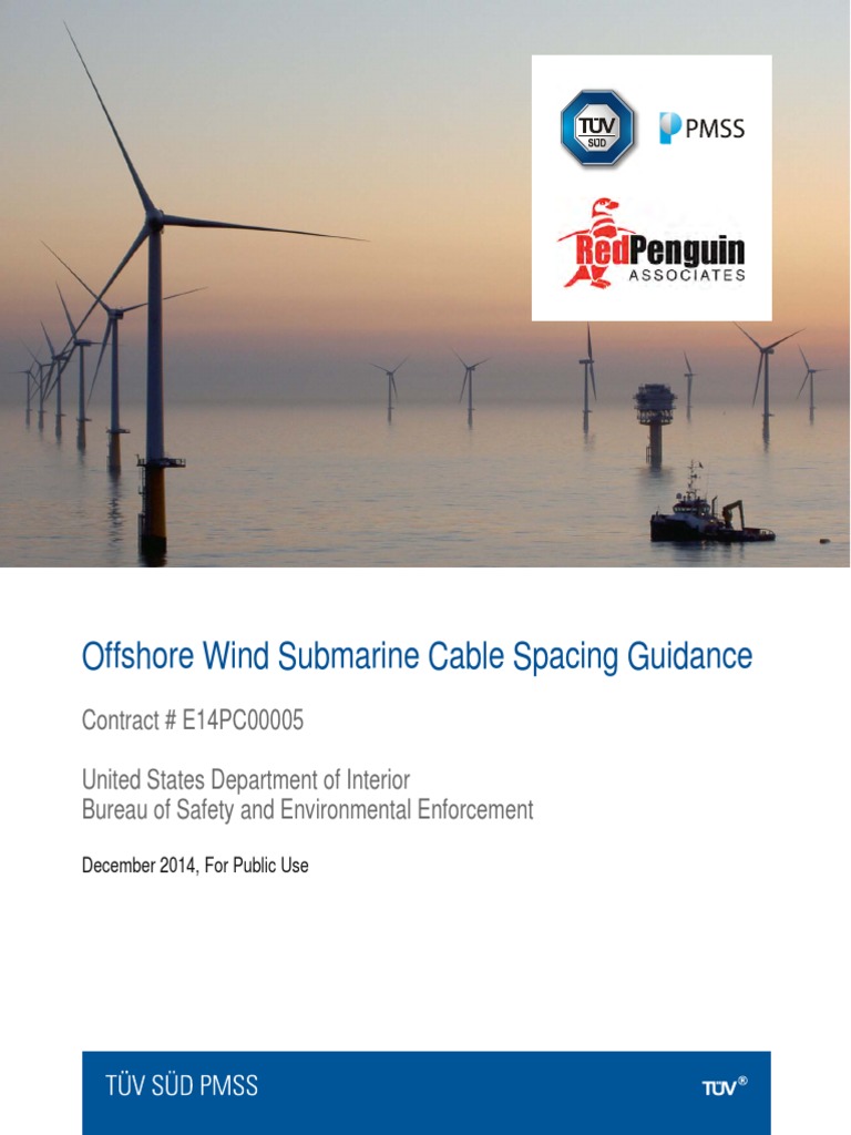 Offshore Wind Submarine Cable Spacing Guidance | Download Free PDF ...