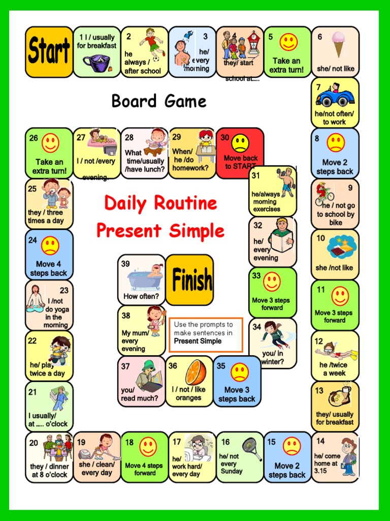 Daily Routine Present Simple | PDF | Lunch | Eating Behaviors Of Humans