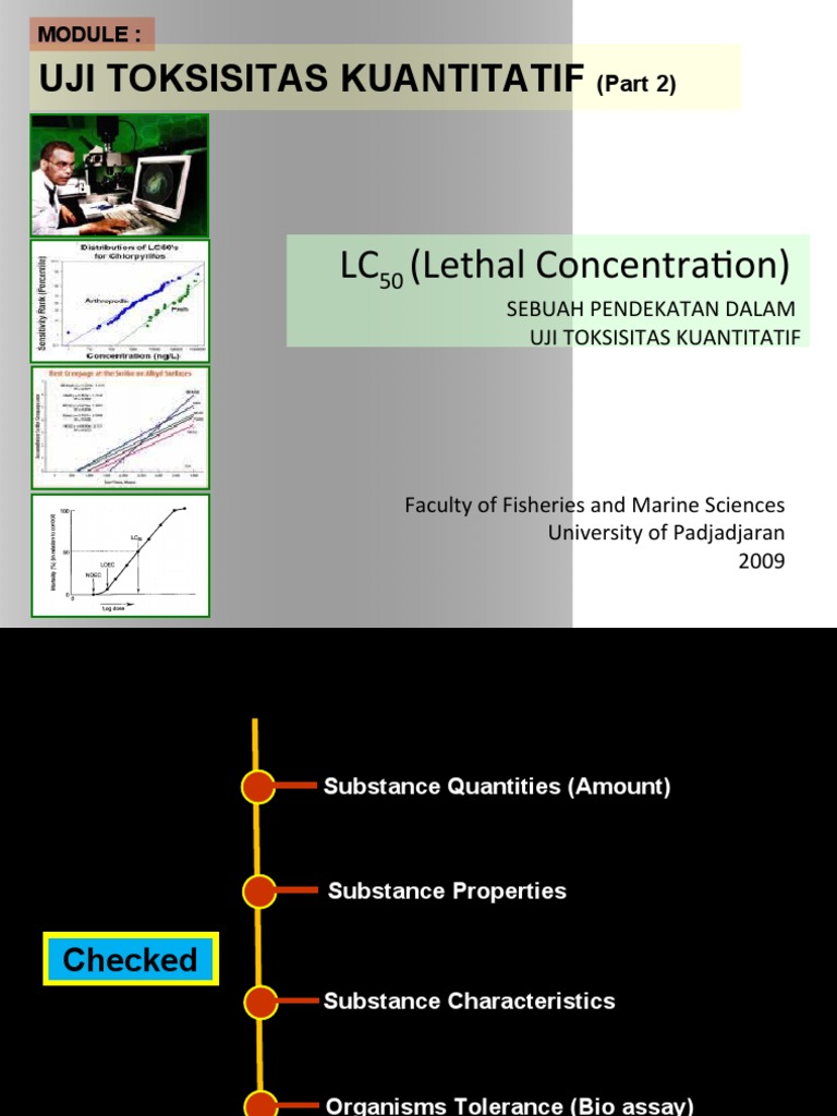 LC (Lethal Concentration) : Uji Toksisitas Kuantitatif | PDF ...