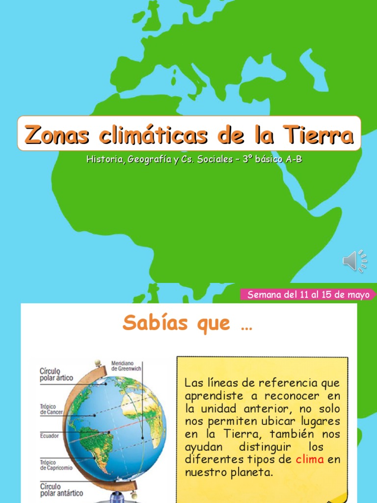 Zonas Climáticas de la Tierra para Niños | PDF | Clima | Clima templado