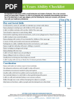 Adaptive Behavior Functional Checklist | PDF | Information | Human ...
