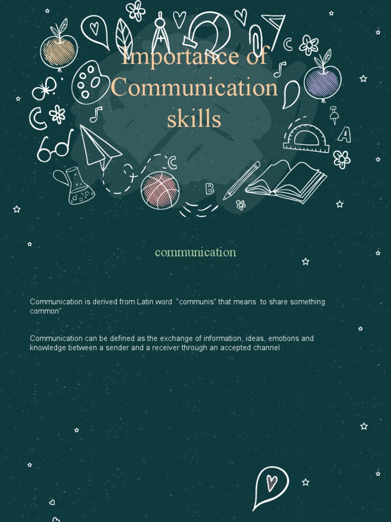 Assignment 1 Importance of Communication Skills | PDF | Communication | Information