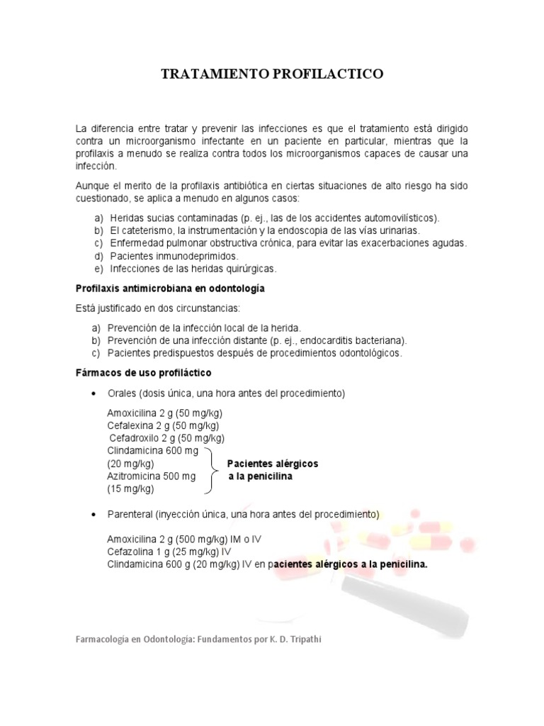 Tratamiento Profilactico | PDF