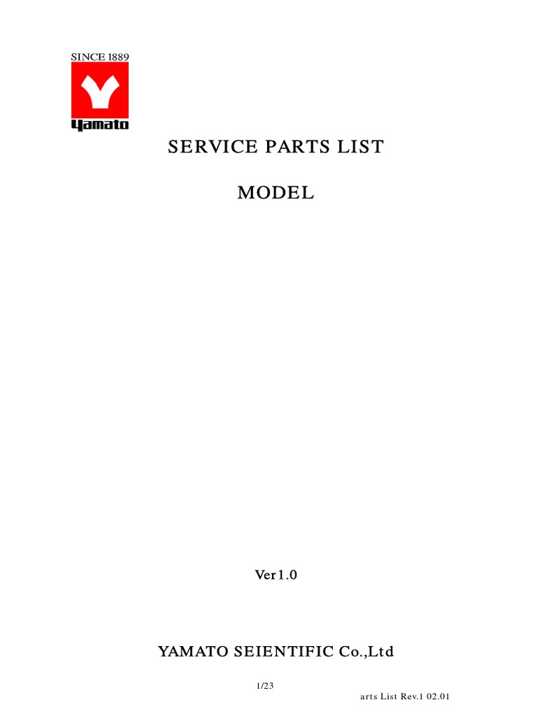 SM-200.300 Service Parts List | PDF | Pipe (Fluid Conveyance) | Valve