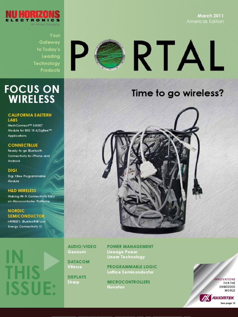 Nu Horizons March 2011 Edition of Portal | PDF | Bluetooth | Wi Fi