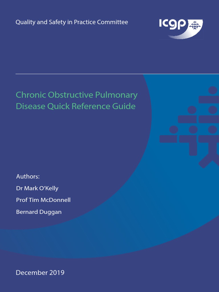 Copd Quick Reference Guide Icgp | PDF | Chronic Obstructive Pulmonary ...