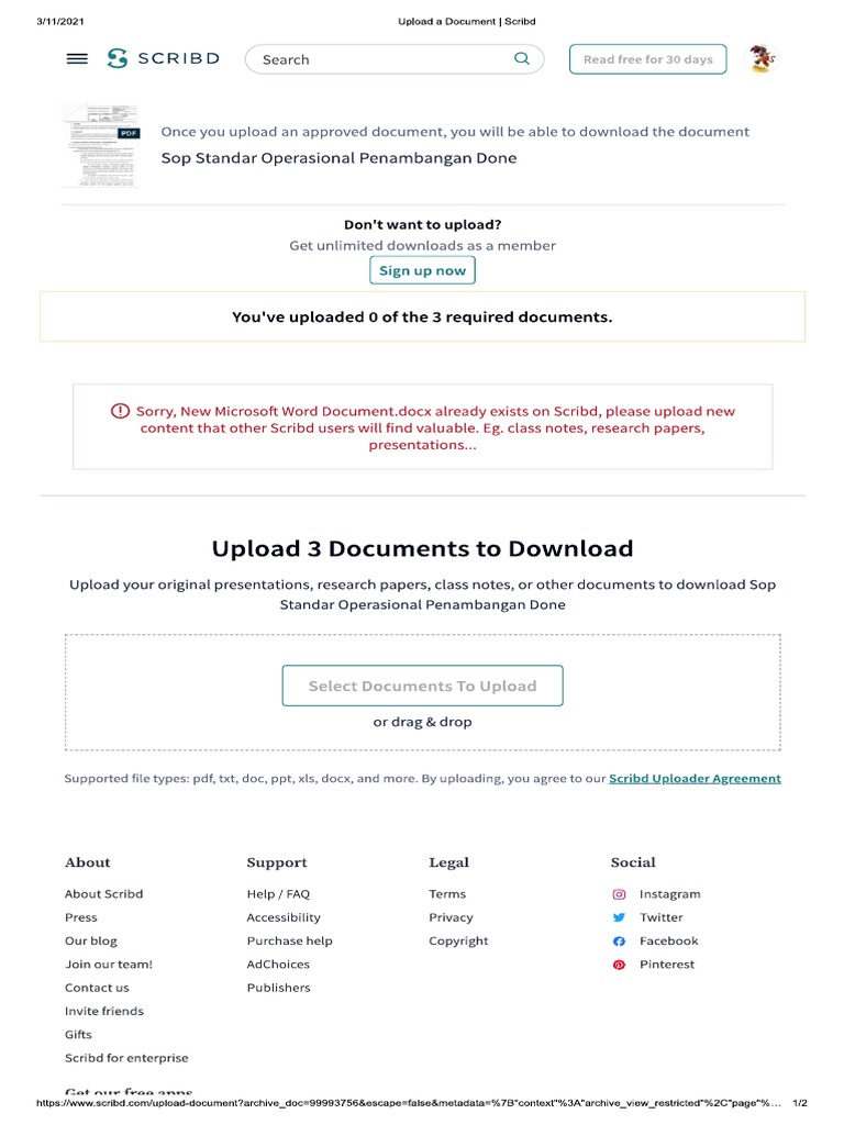 and Upload Process | PDF