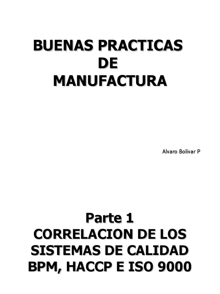 Correlación ISO BPM | PDF