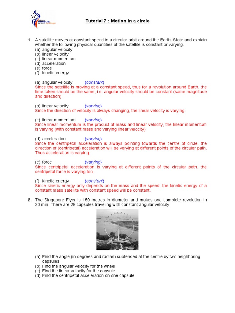 Physics Circular Motion | PDF | Acceleration | Velocity