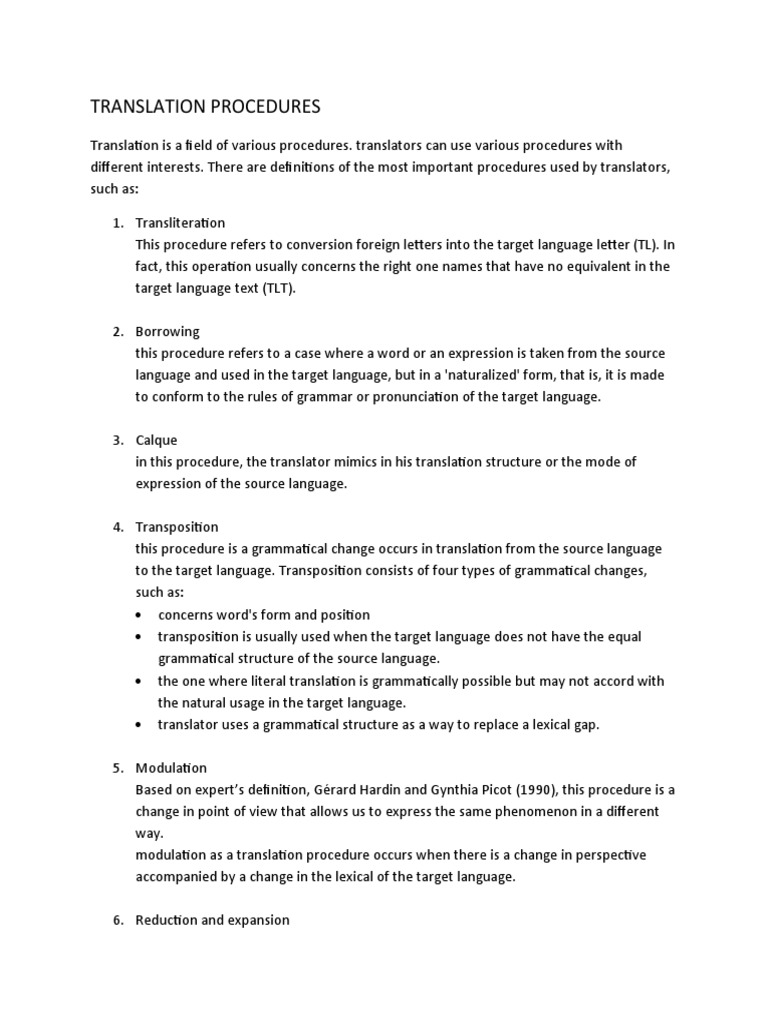 Summary Translation | PDF | Translations | Grammar