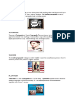 7 Types of Propaganda | PDF