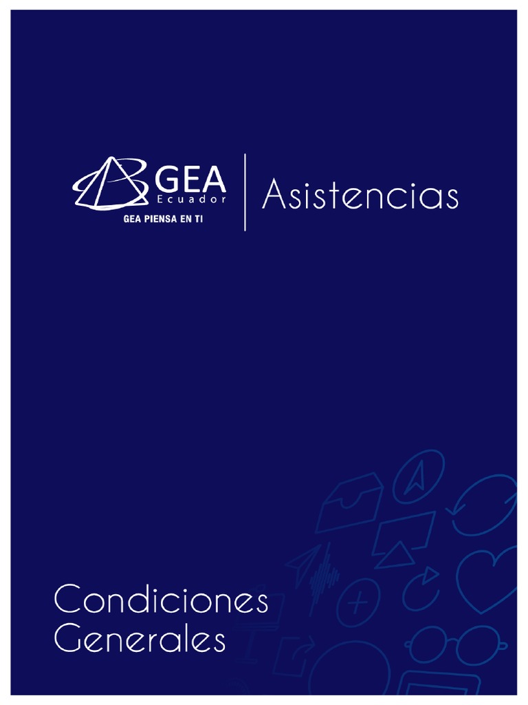 GEA Condiciones - Generales - Asistencia - Respaldo - Integral | PDF ...