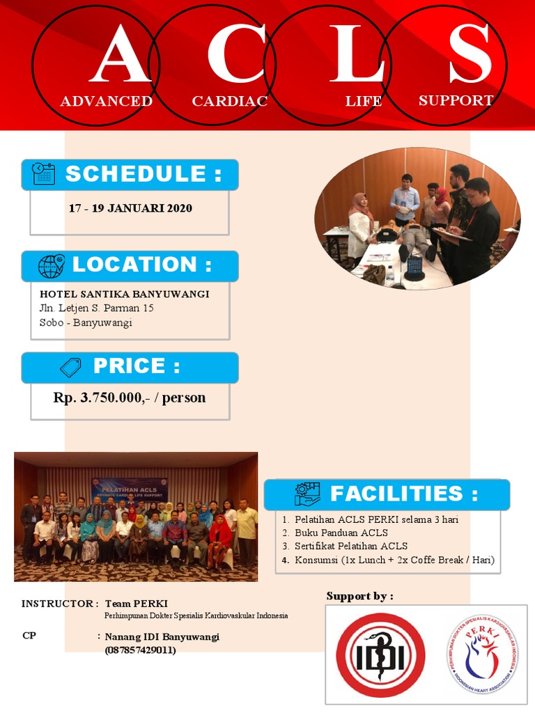 Pelatihan ACLS PERKI 2020 di Banyuwangi | PDF