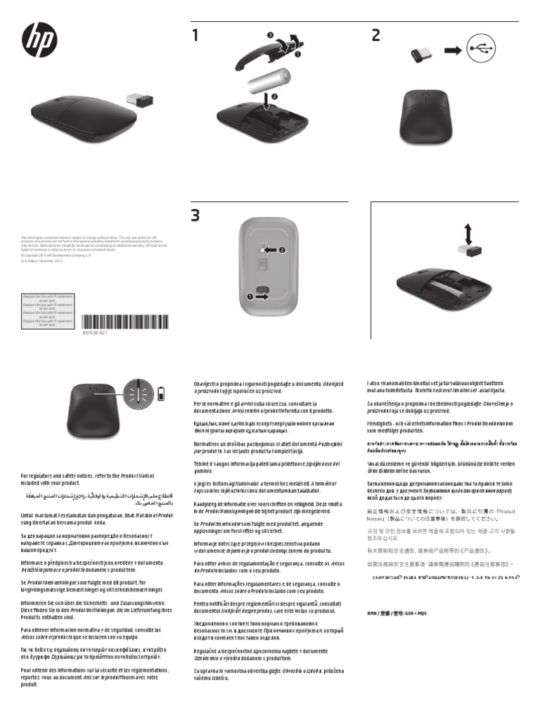 Manual Mouse HP | PDF