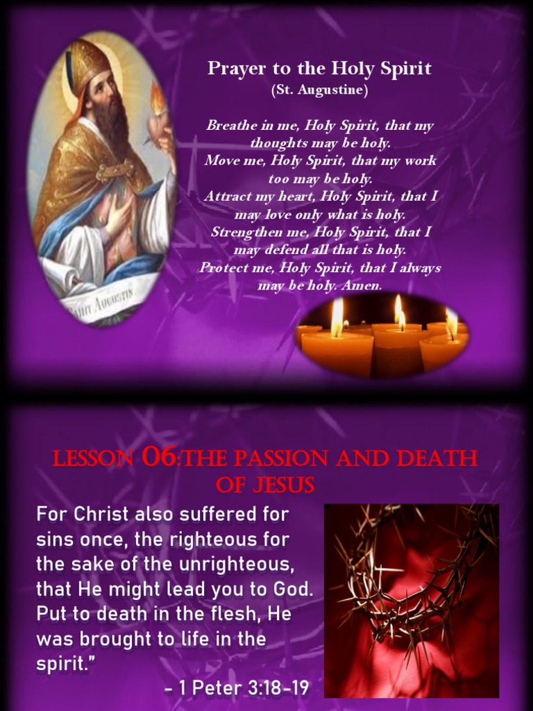Lesson 06 - The Passion and Death of Jesus | PDF | Grace In ...