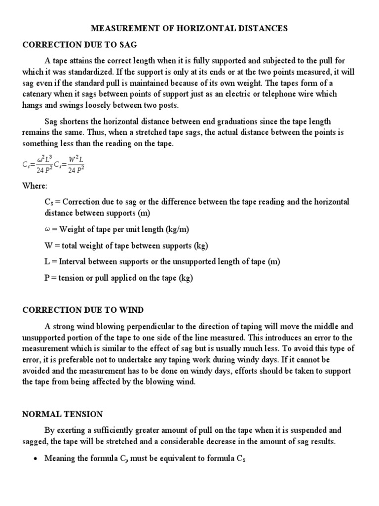 Measurement of Horizontal Distances 3 | PDF | Angle | Surveying