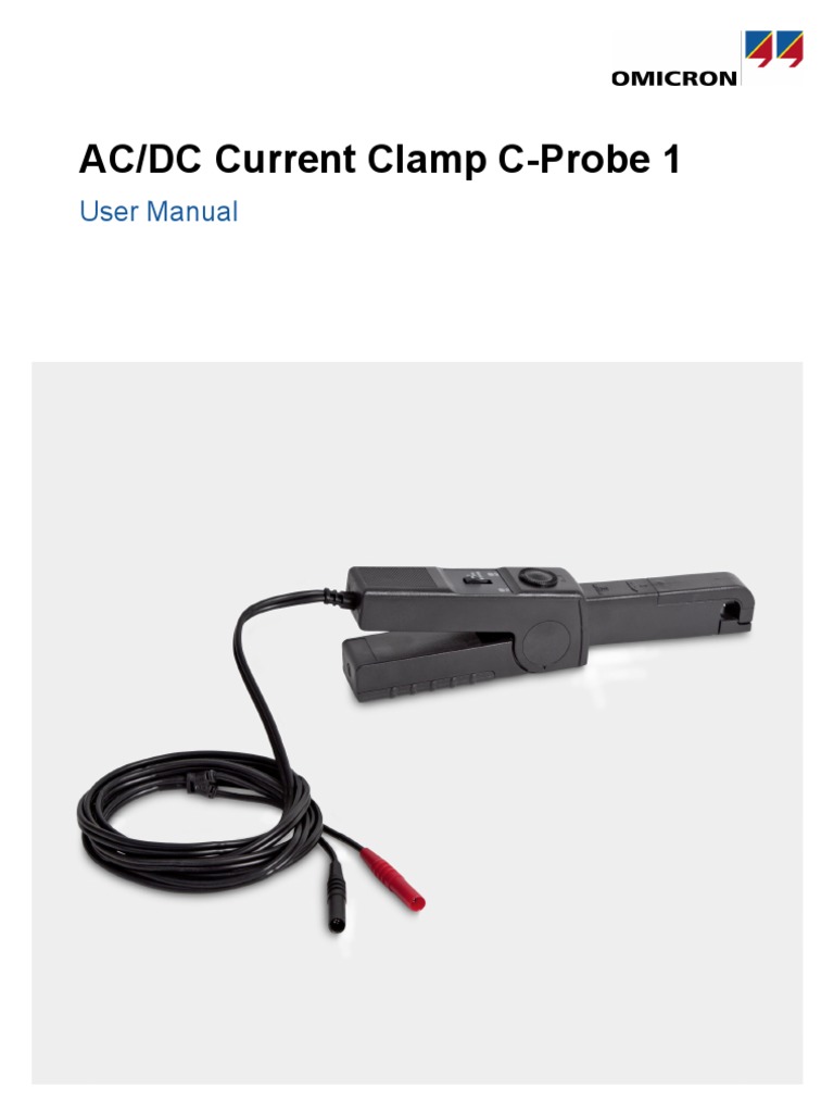 AC/DC Current Clamp C-Probe 1: User Manual | PDF | Direct Current ...