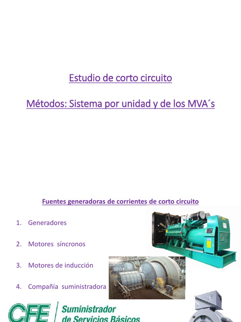 Analisis de Corto Circuito | PDF | Energia electrica | Impedancia eléctrica
