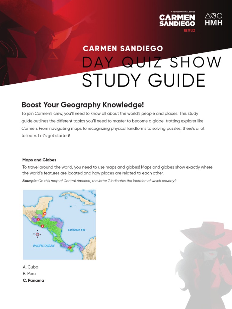 Carmen Sandiego Geography Knowledge | PDF | Geography | Physical Geography