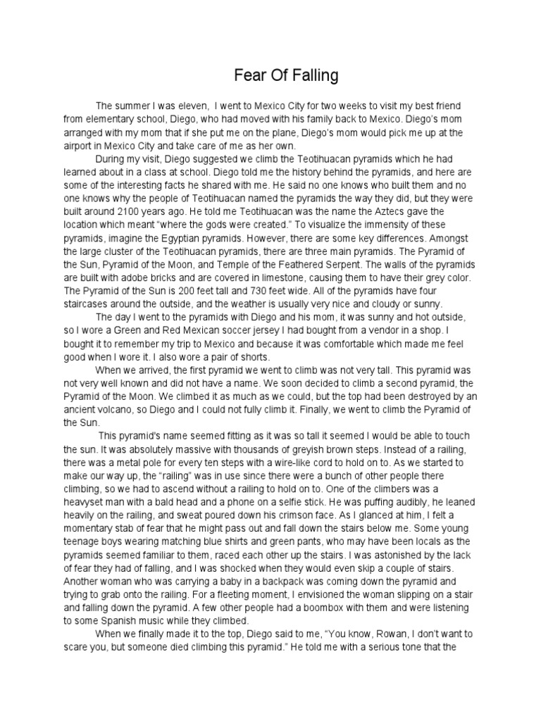 Fear of Falling | PDF | Pyramid