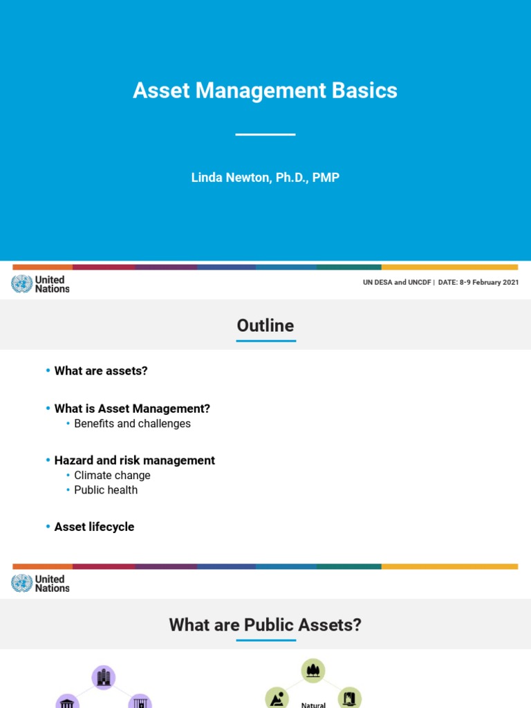 Asset Management Basics: Linda Newton, PH.D., PMP | PDF