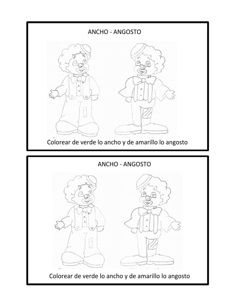 Ancho - Angosto | PDF