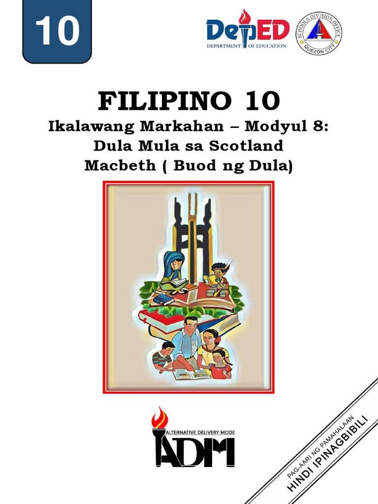 Filipino10 Q2 Mod8 Dula V1 | PDF