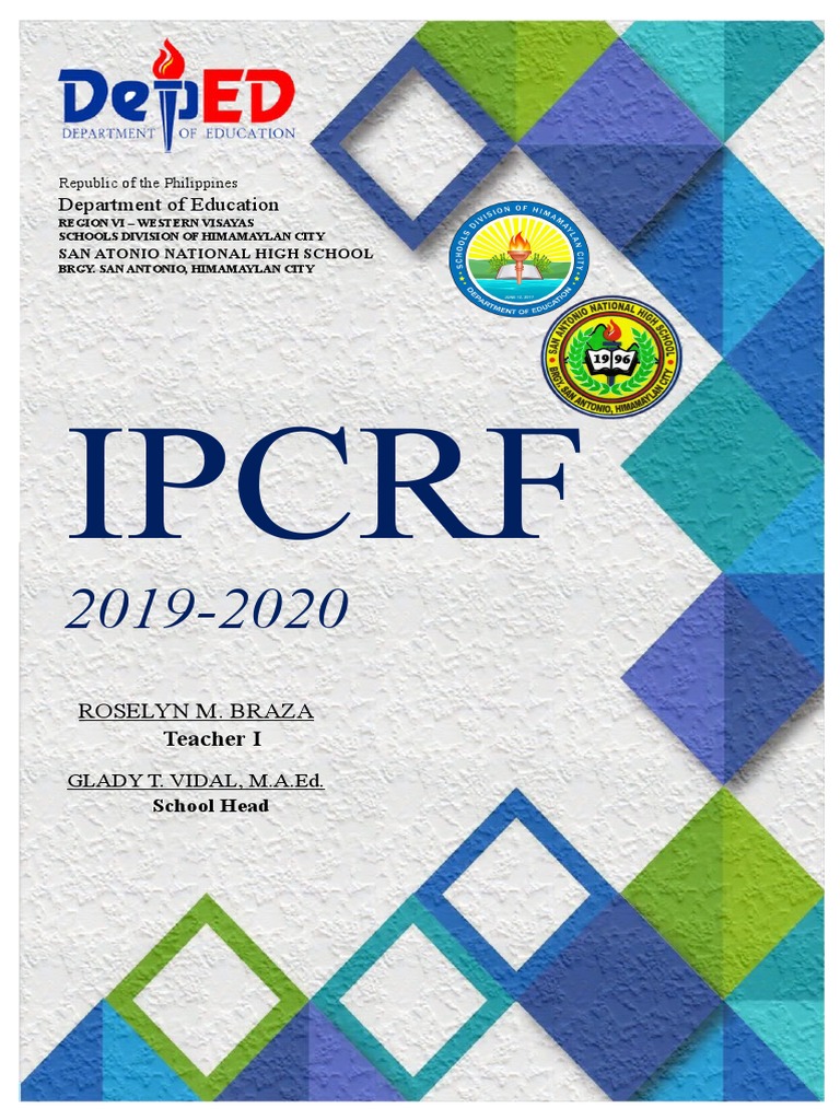 Sanhs Ipcrf Template | PDF | Educational Assessment | Lesson Plan