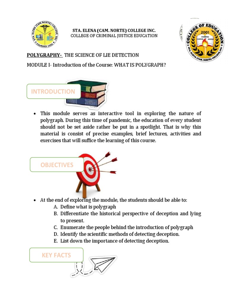 Polygraphy-The Science of Lie Detection: College of Criminal Justice Education | PDF | Polygraph ...