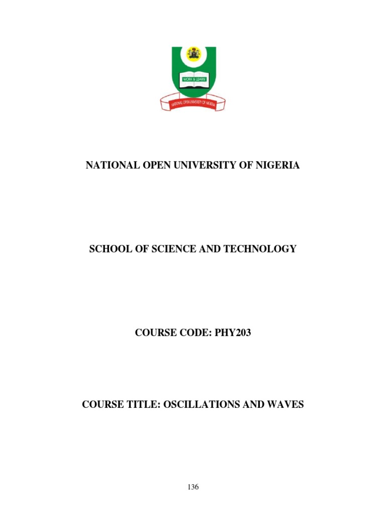 PHY203 | PDF | Rotation Around A Fixed Axis | Oscillation