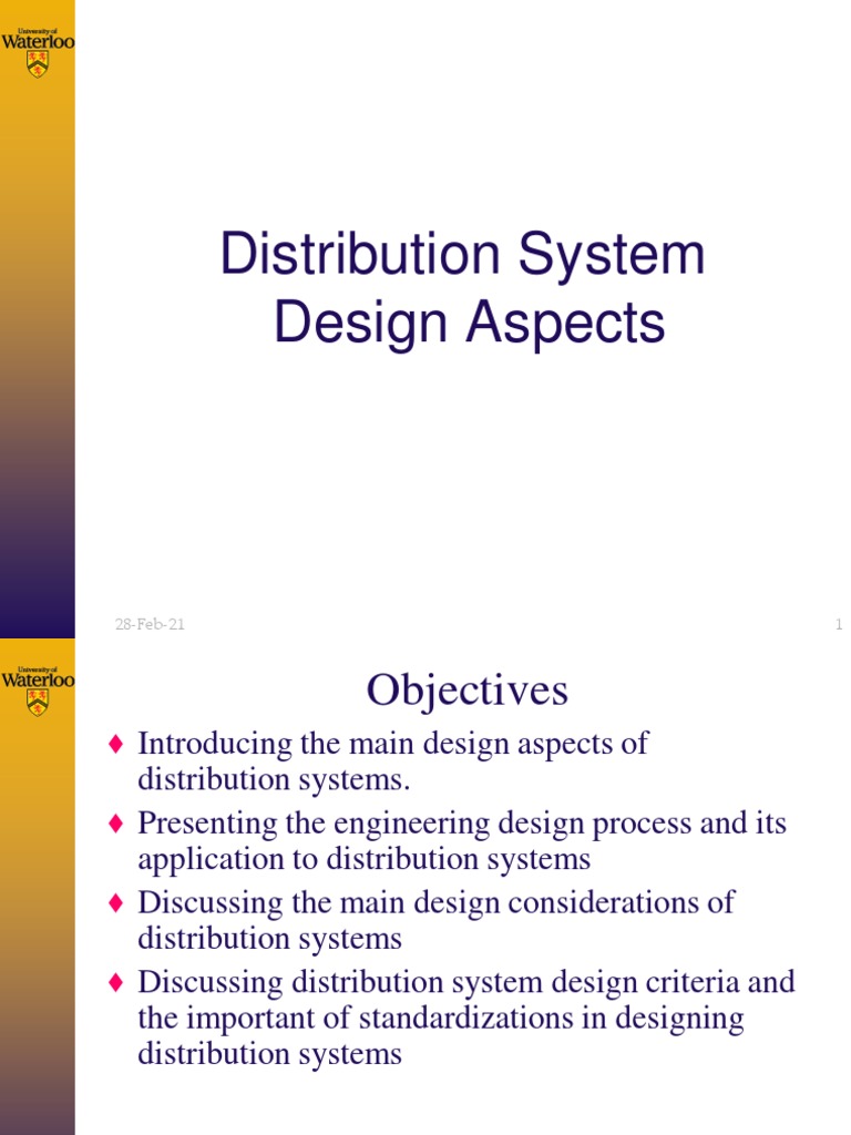 Distribution System Design Aspects | Download Free PDF | Electric Power ...