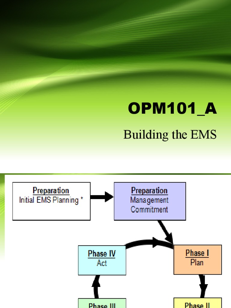 Building The EMS - Plan | PDF | Business