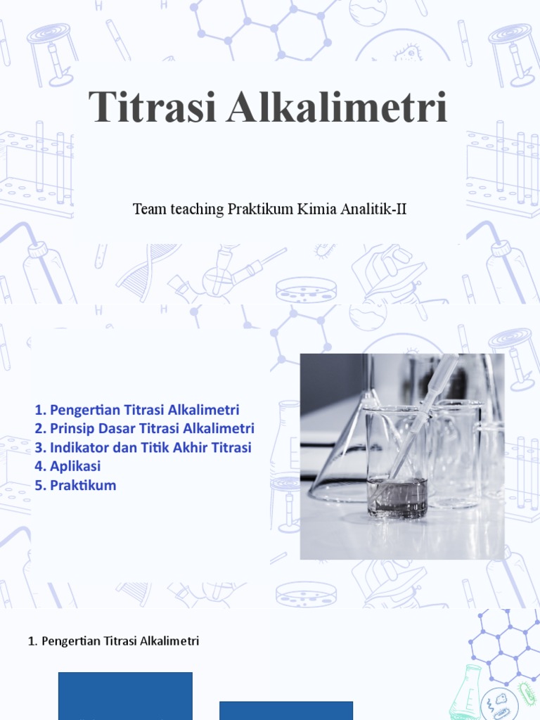 Prinsip dan Metode Titrasi Alkalimetri | PDF