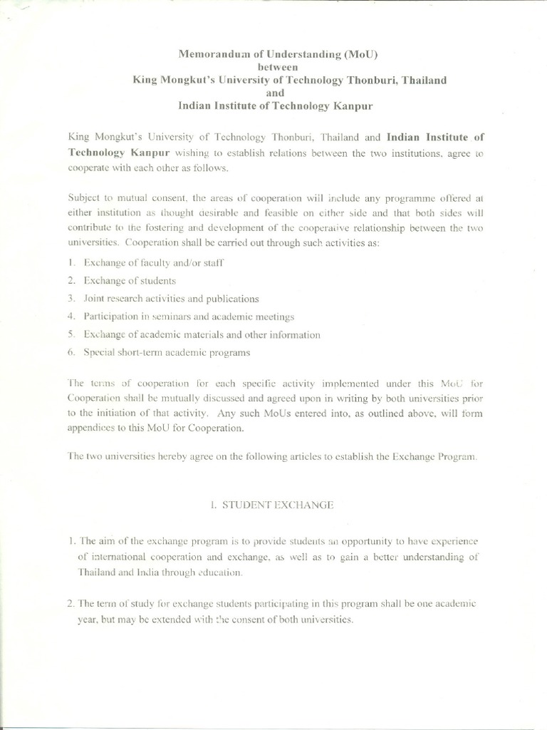 King Mongkuts University Pdf University Consent
