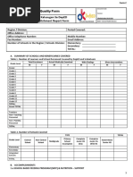 SBFP NFP Terminal Reports | PDF | Food And Drink