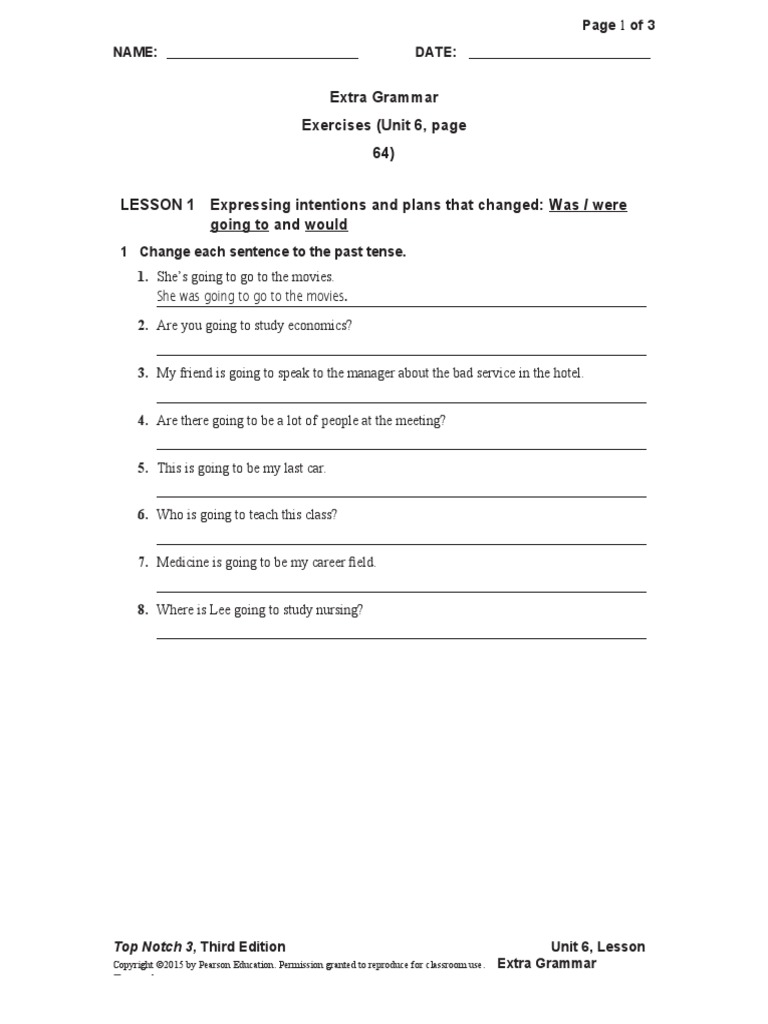 Worksheets Lessons 1 and 2 | PDF