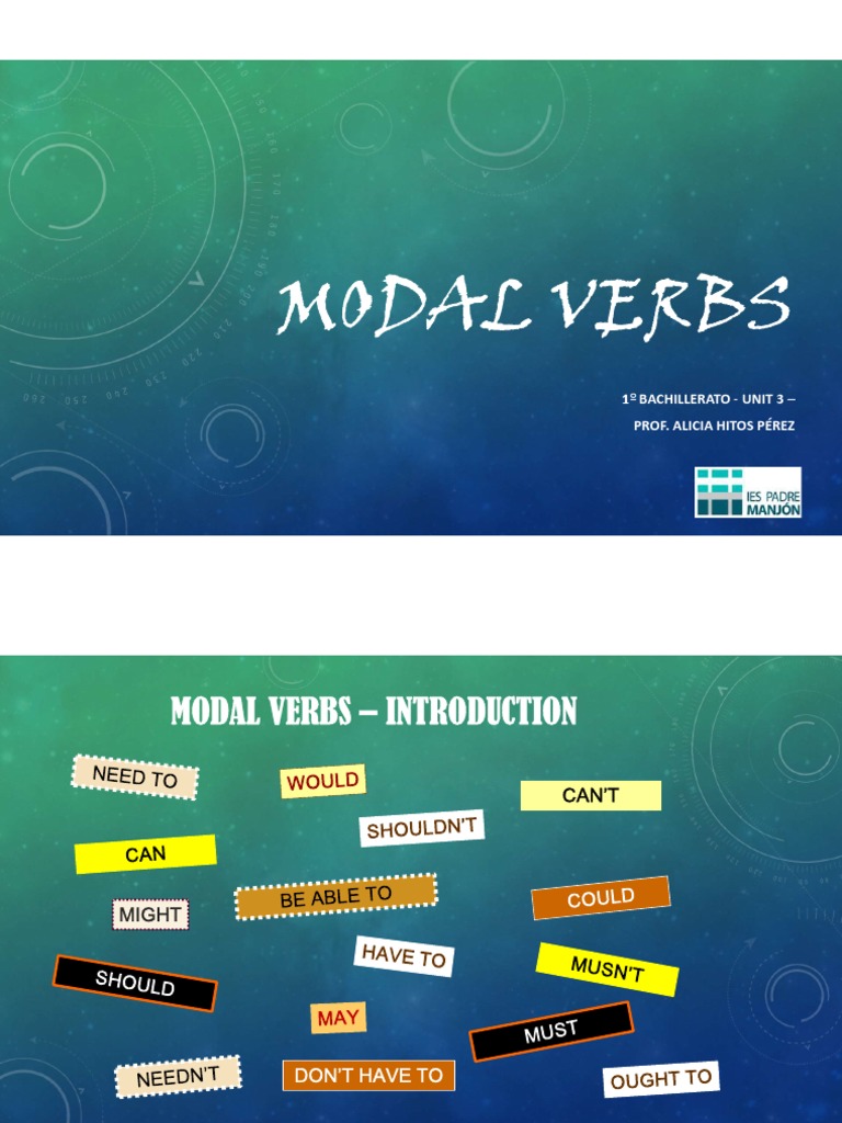 Unit 3 PPT Modal Verbs | PDF | Idiomas
