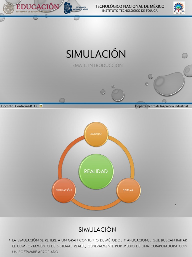 Simulación de sistemas: conceptos fundamentales | PDF | Simulación ...