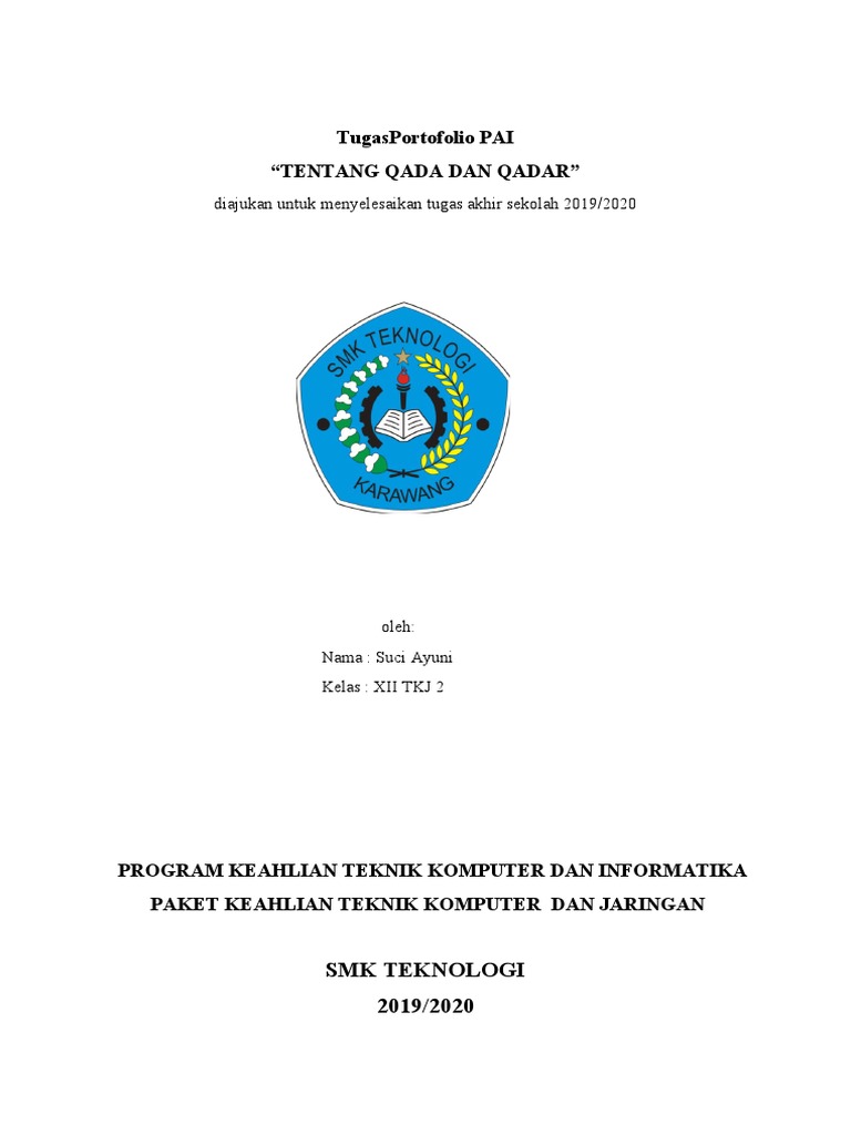 Tugas Portofolio PAI WULAN | PDF