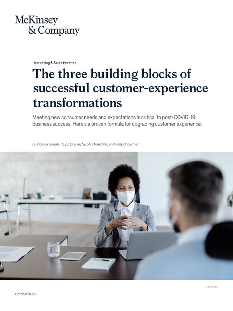The 3 Building Blocks of CX Transformations | PDF | Analytics ...