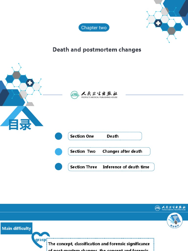 Chapter 2 Death and Postmortem Changes | PDF | Death | Cadaver