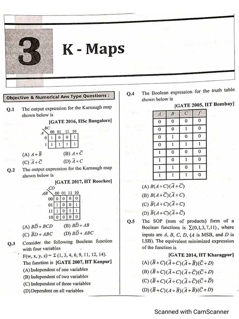 Kmaps GA | PDF