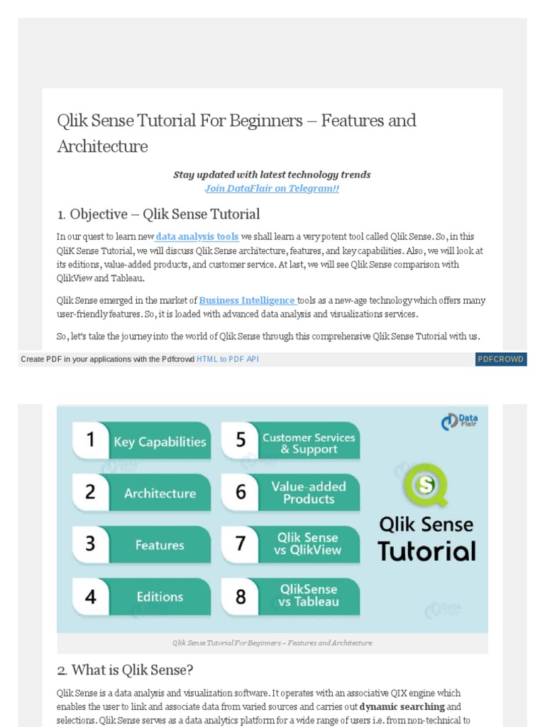 Training Qlik Sense Tutorial | PDF | Cloud Computing | Application Software