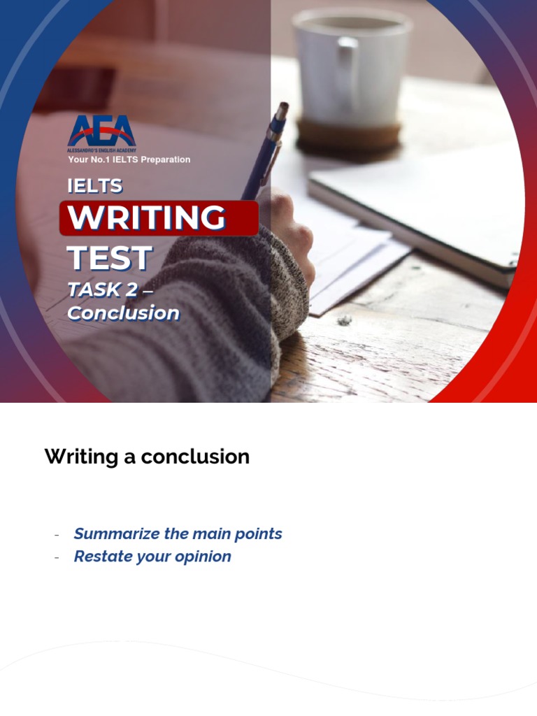IELTS Writing Task 2 - Conclusion | PDF | Homework | Human Nature