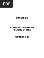 Csop Manual | PDF | Police | Community Policing