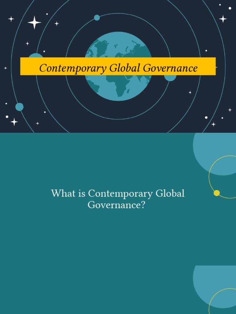Contemporary Global Governance Issues | PDF | Global Governance ...