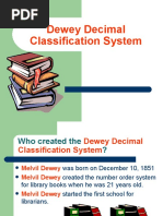 Dewey Decimal Classification Chart | PDF | Social Science | Science
