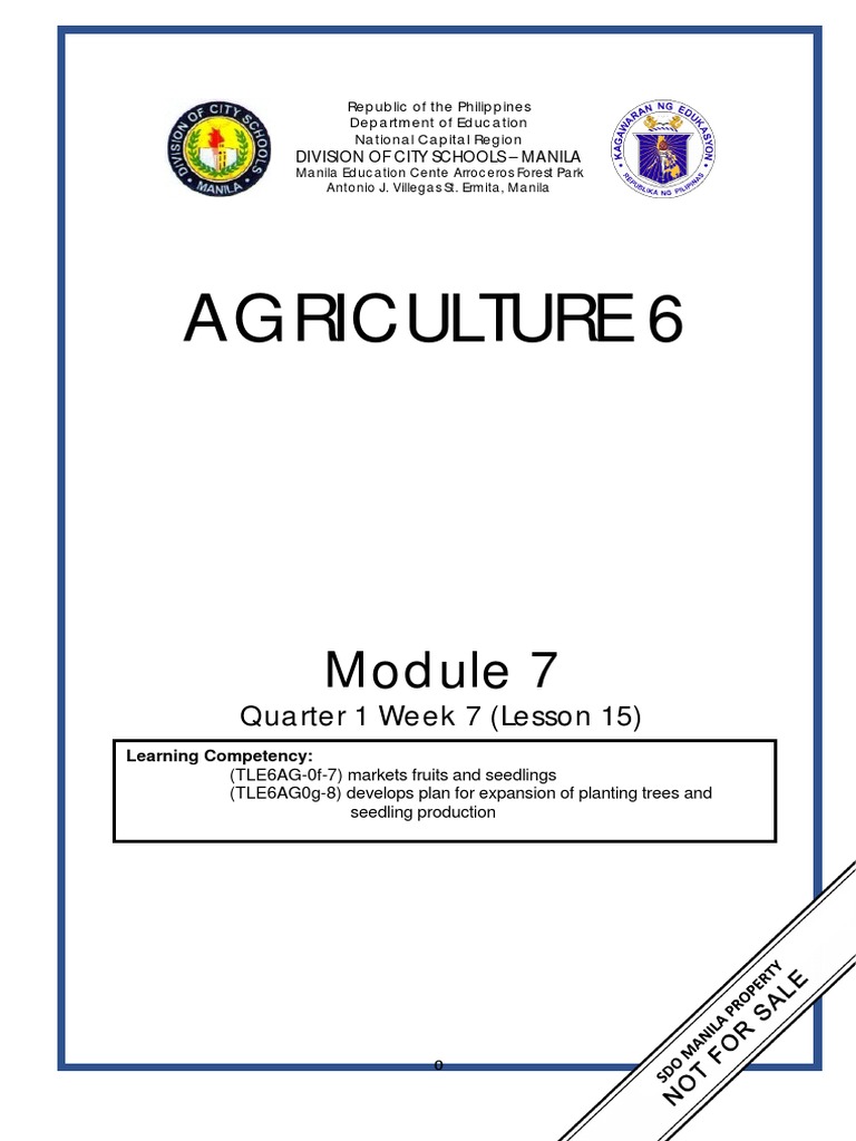 Marketing Fruits and Seedlings Module 7 | PDF | Online Advertising ...
