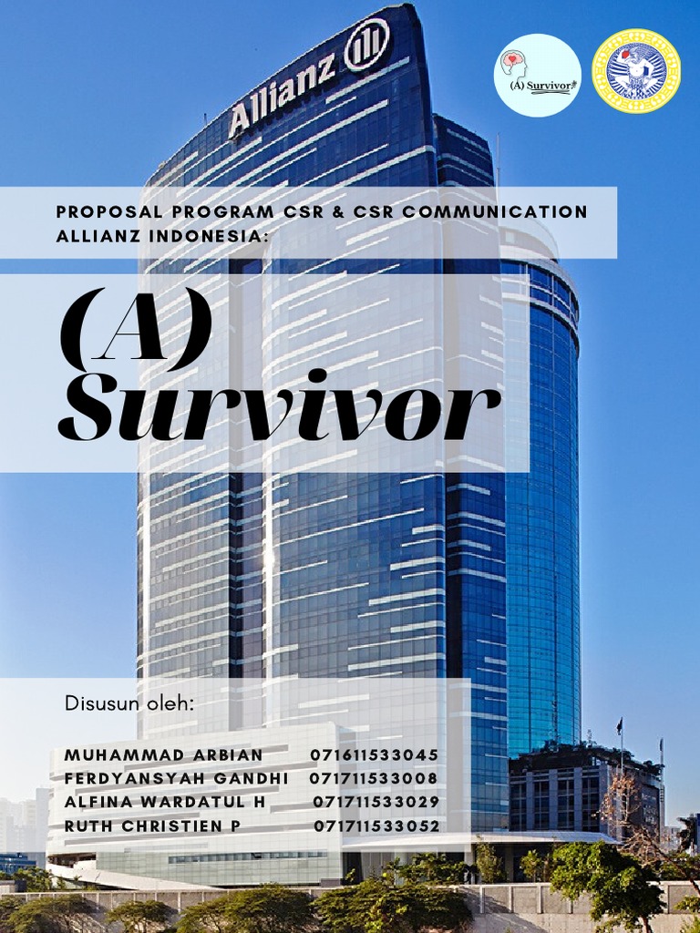 Proposal Program CSR Perusahaan Allianz | PDF | Pengembangan Diri